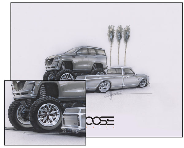 HIGH AND LOW- PRINT - C. Foose Design, Inc.