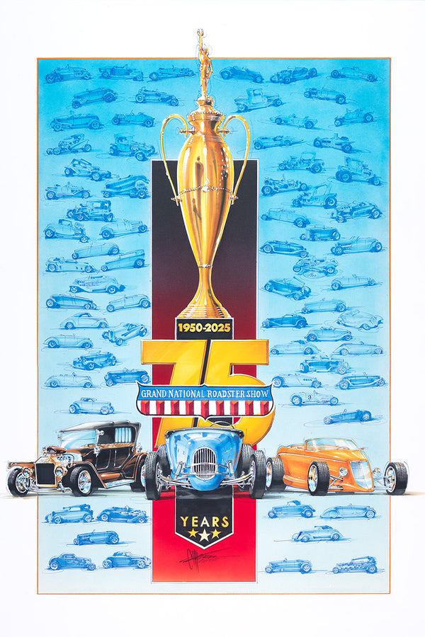 Chip Foose Signed 75th Anniversary Grand National Roadster Show Poster ...