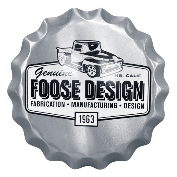 Foose Design Bottle Cap Sign - C. Foose Design, Inc.