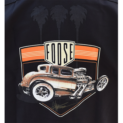 Hotrod Button Up Shop Shirt - Black - C. Foose Design, Inc.