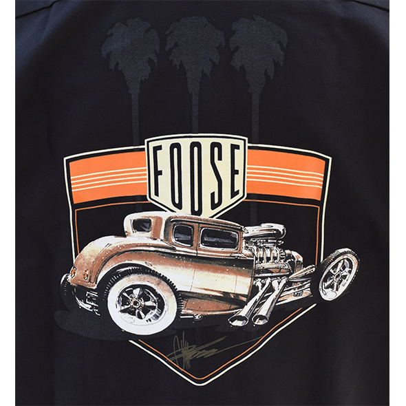 Hotrod Button Up Shop Shirt - Black - C. Foose Design, Inc.