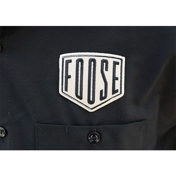 Hotrod Button Up Shop Shirt - Black - C. Foose Design, Inc.