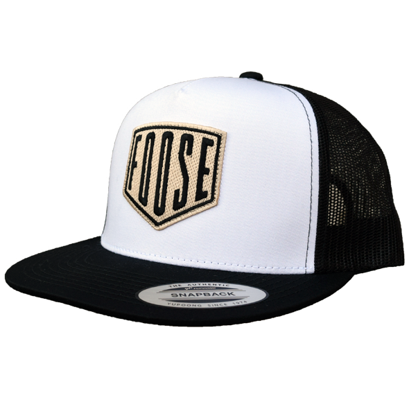 Traditional Foose Classic Trucker Snapback - Black/White - C. Foose ...