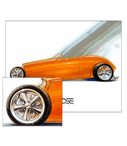 Fooster Coupe Print - C. Foose Design, Inc.