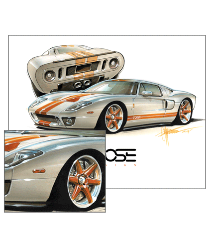 Ford GT Print - C. Foose Design, Inc.